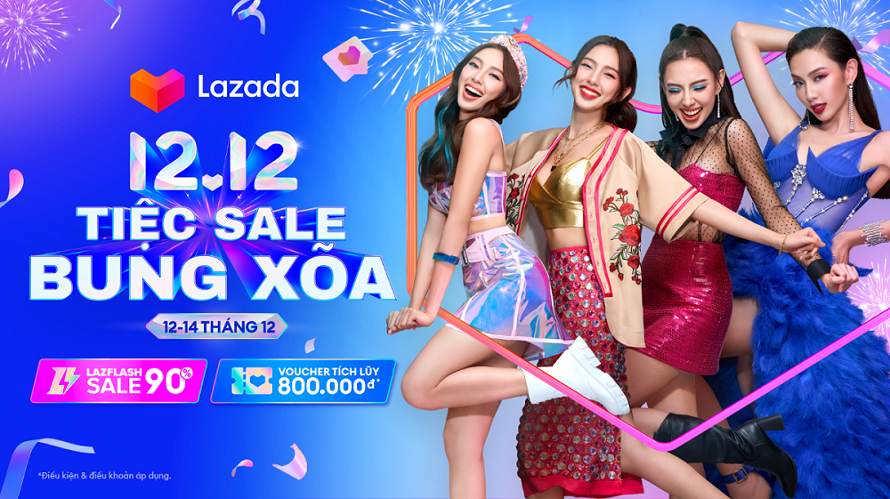 Tiệc Sale bung xõa cuối năm tại lễ hội 12.12 Lazada | Dòng chảy | Thế Giới Số
