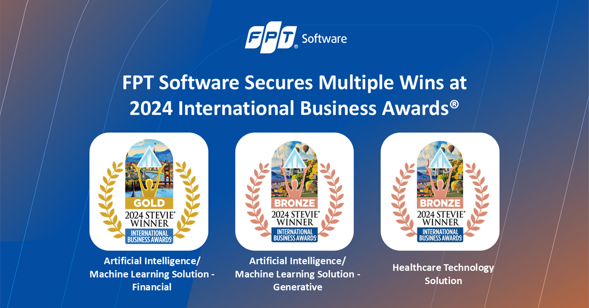 FPT Software cùng lúc thắng 3 Giải thưởng Kinh doanh Quốc tế | Doanh ...